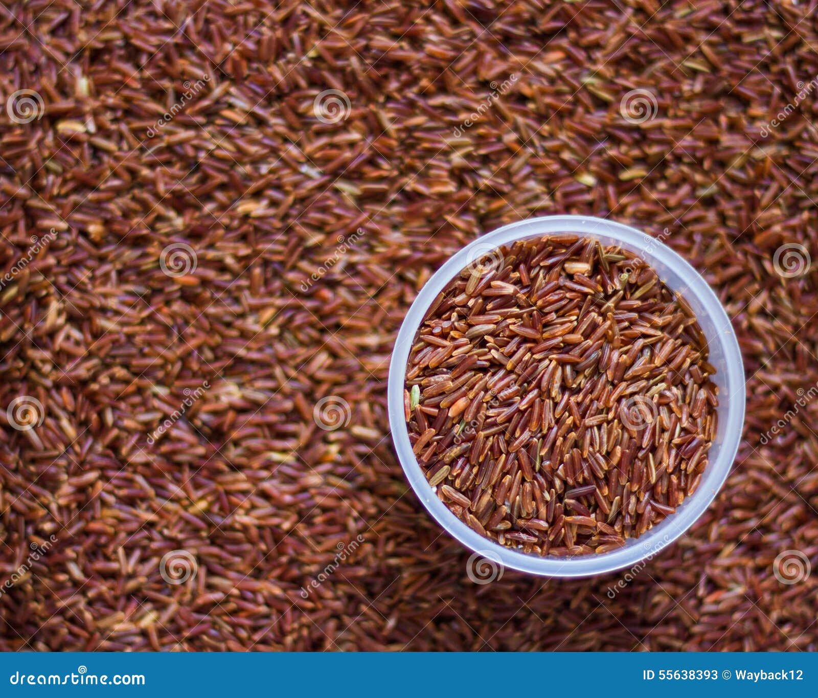 Organischer brauner Reis stockbild. Bild von vegetarier - 55638393