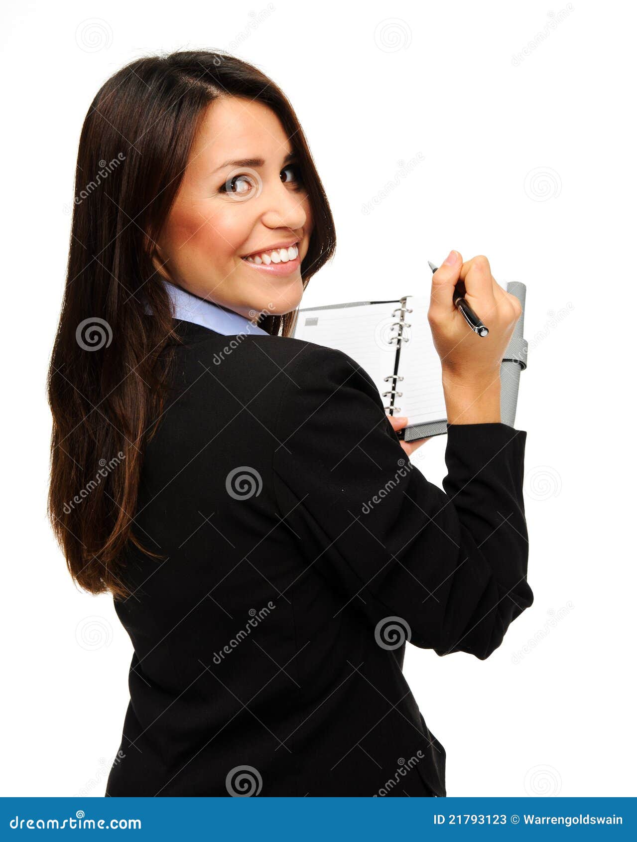 Organised businesswoman stock image. Image of occupation - 21793123
