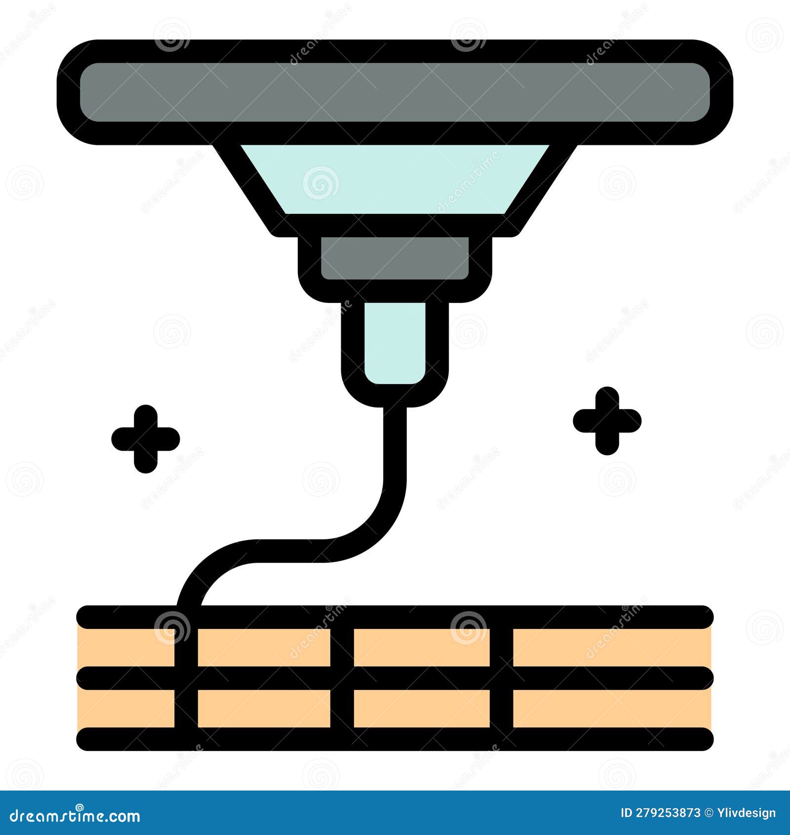 DNA Microarray Icon Cartoon Vector | CartoonDealer.com #208079037