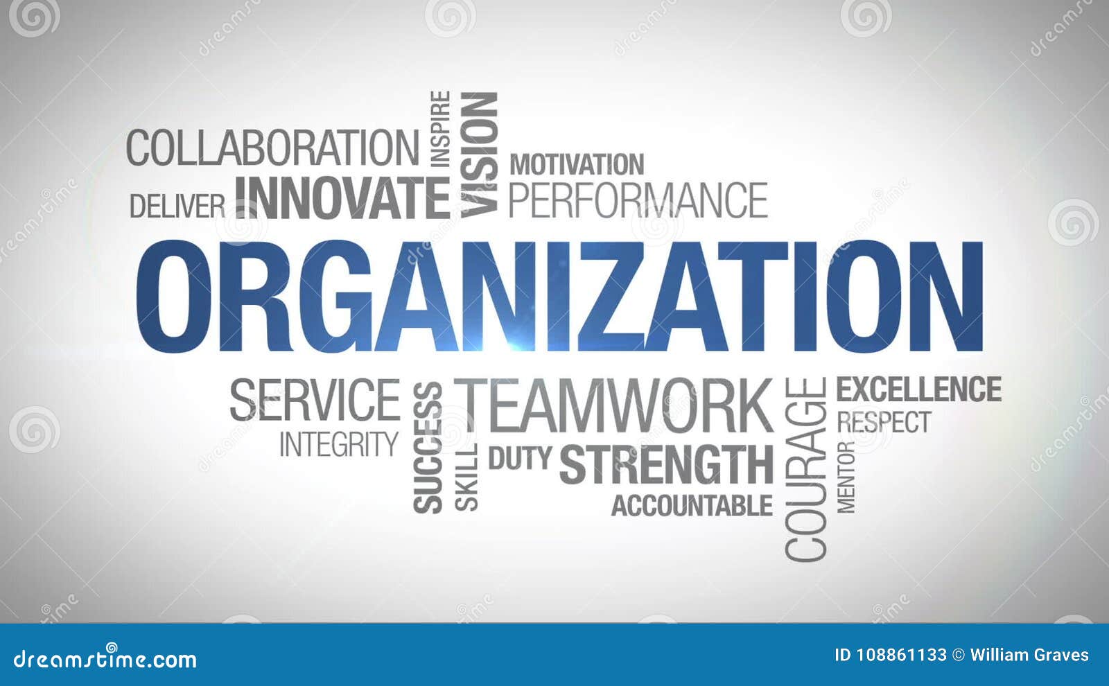 Organization - Animated Word Cloud Stock Video - Video of service ...