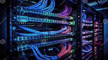 Organization Cabling Structured Stock Illustration - Illustration of ...