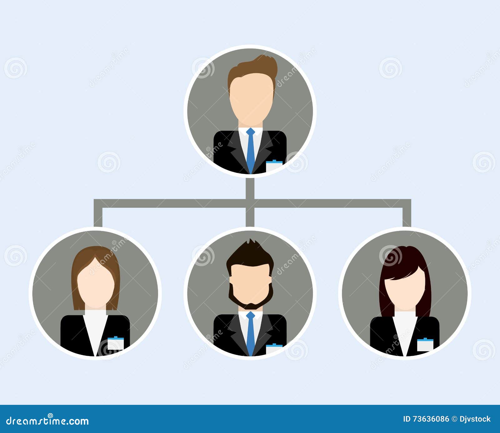 Organization Chart Icon. Business Design. Vector Graphic Stock Vector ...