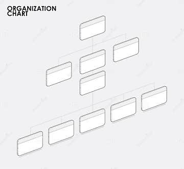 Organization Chart Infographics with Tree, Organization Chart Te Stock ...