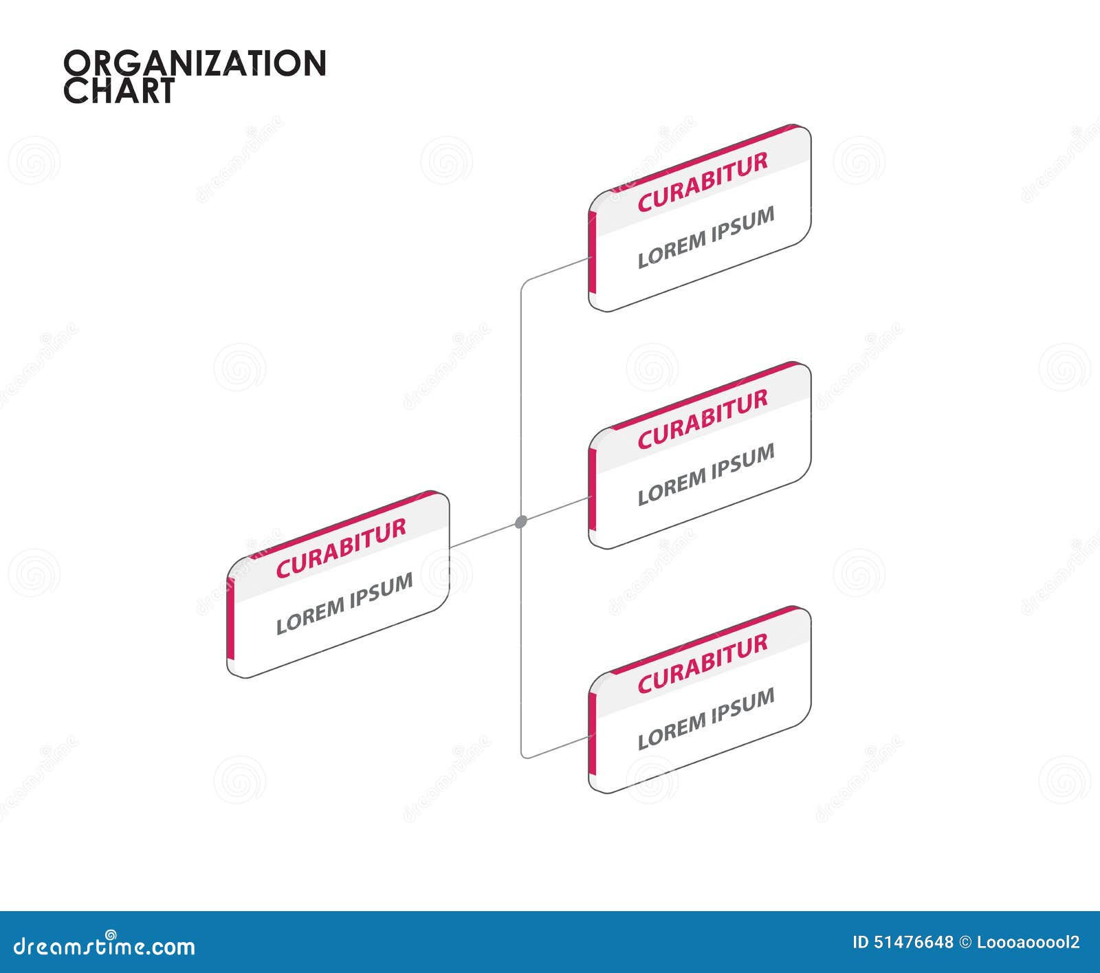 Organization Chart Infographics With Tree. Vector Illustration ...
