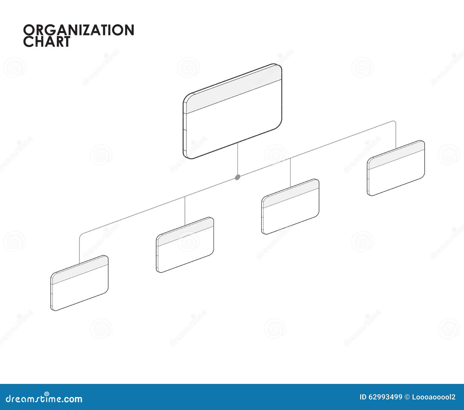 Organization Chart Infographics with Tree. Vector Illustration Stock ...