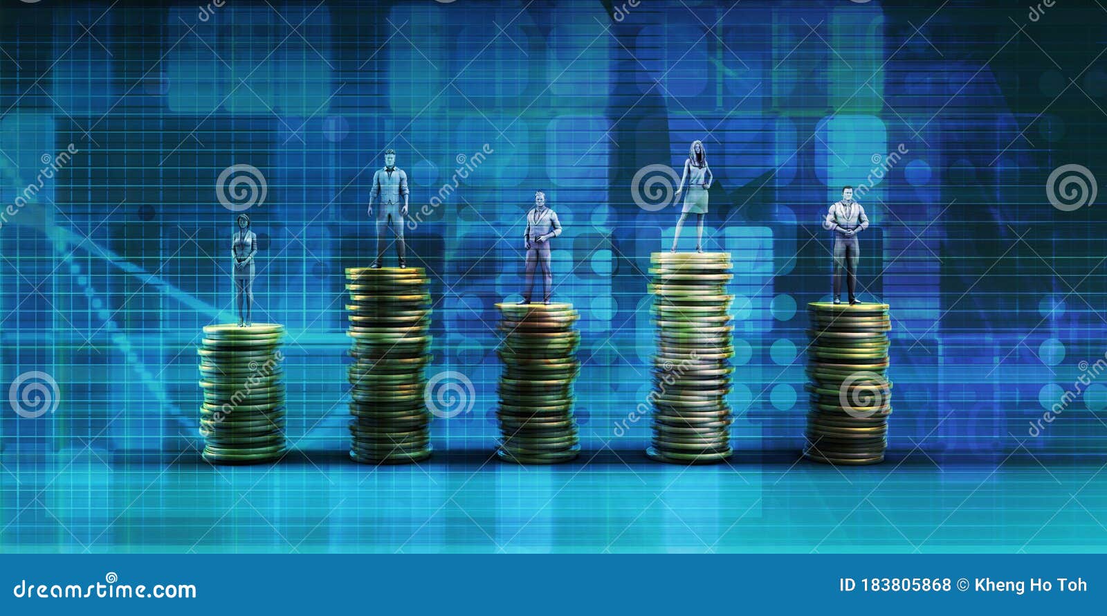 Organization Chart stock illustration. Illustration of data - 183805868