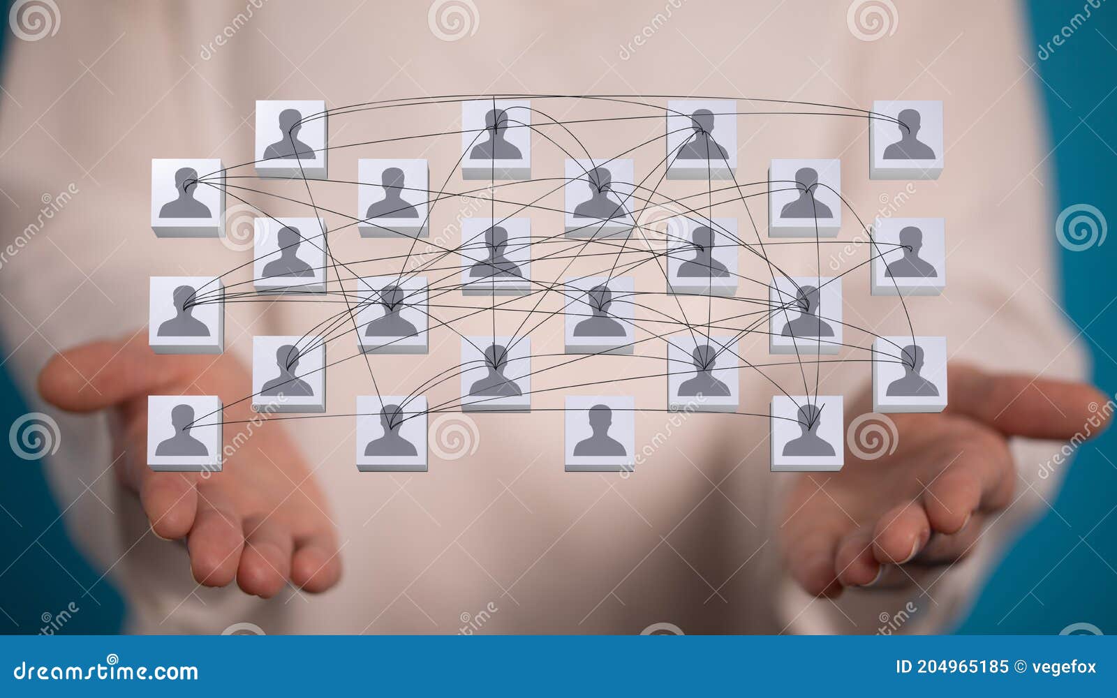 Organization Chart Team Concept Networking Group Stock Image - Image of ...