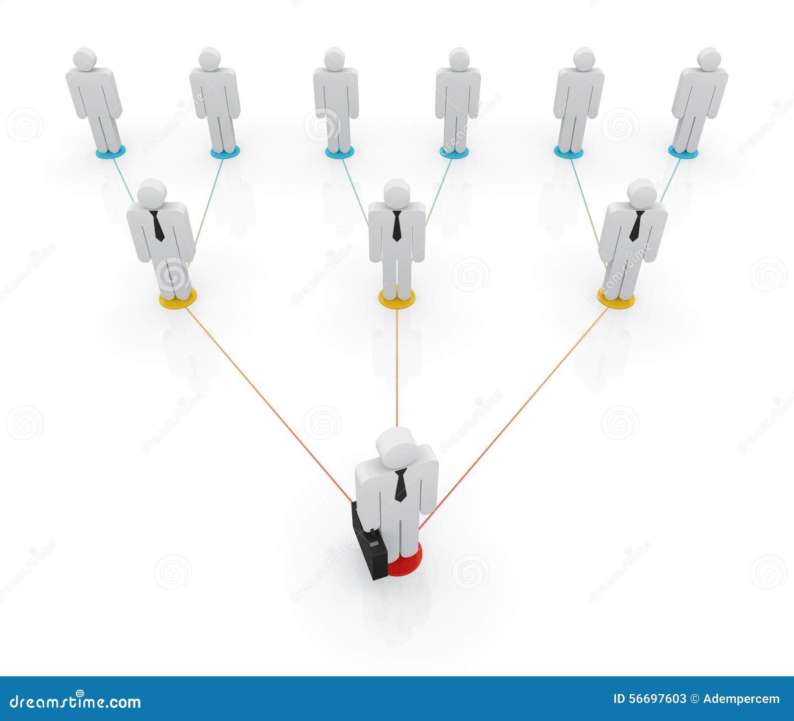 Organization concept stock illustration. Illustration of connect - 56697603