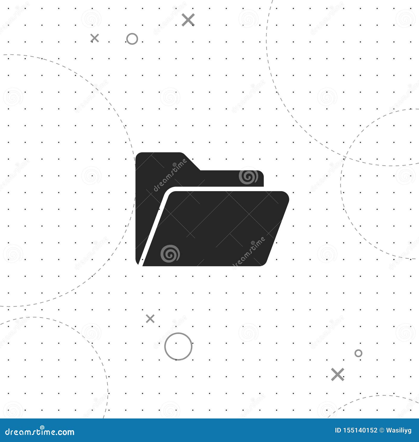 Organization, Folder, Vector Best Flat Icon Stock Vector - Illustration ...