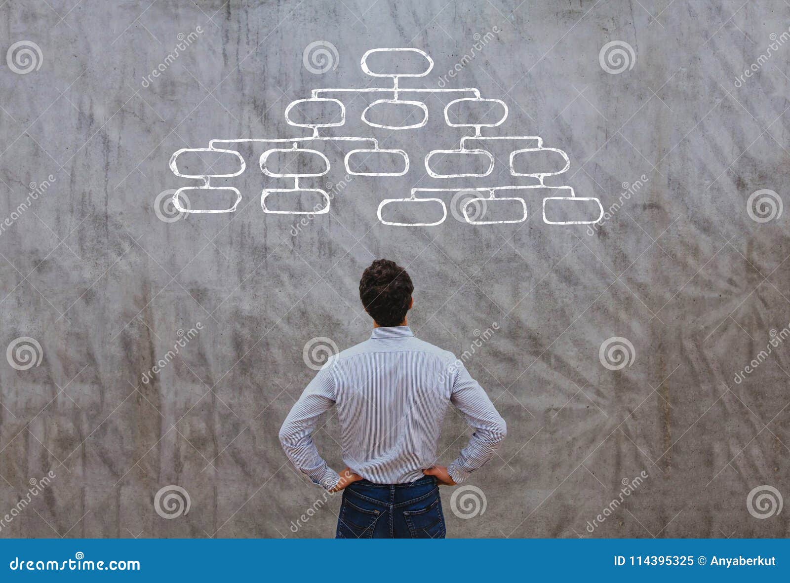 Organization and Hierarchy Concept Stock Image - Image of looking ...