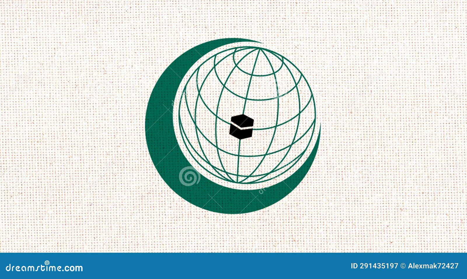 The Organization of Islamic Cooperation Flag, OIC Flag Stock ...