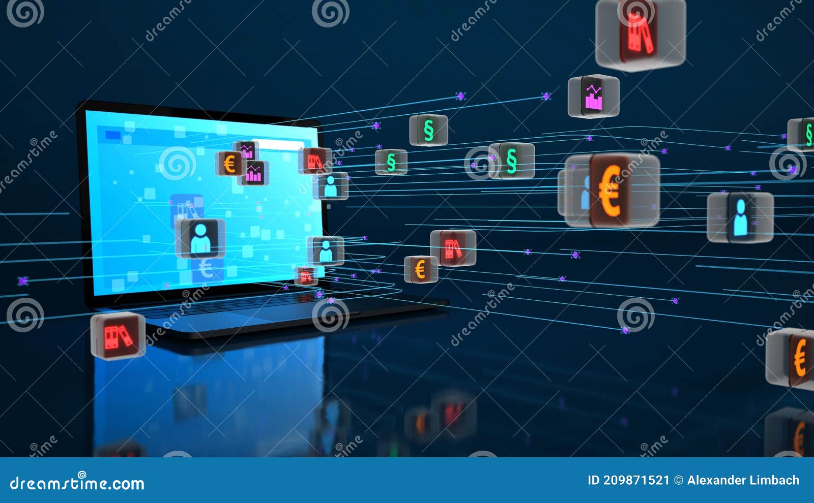 Organization and Management Stock Illustration - Illustration of ...