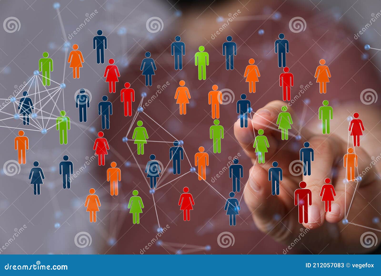 Organization Network Team Concept Networking. Stock Image - Image of ...