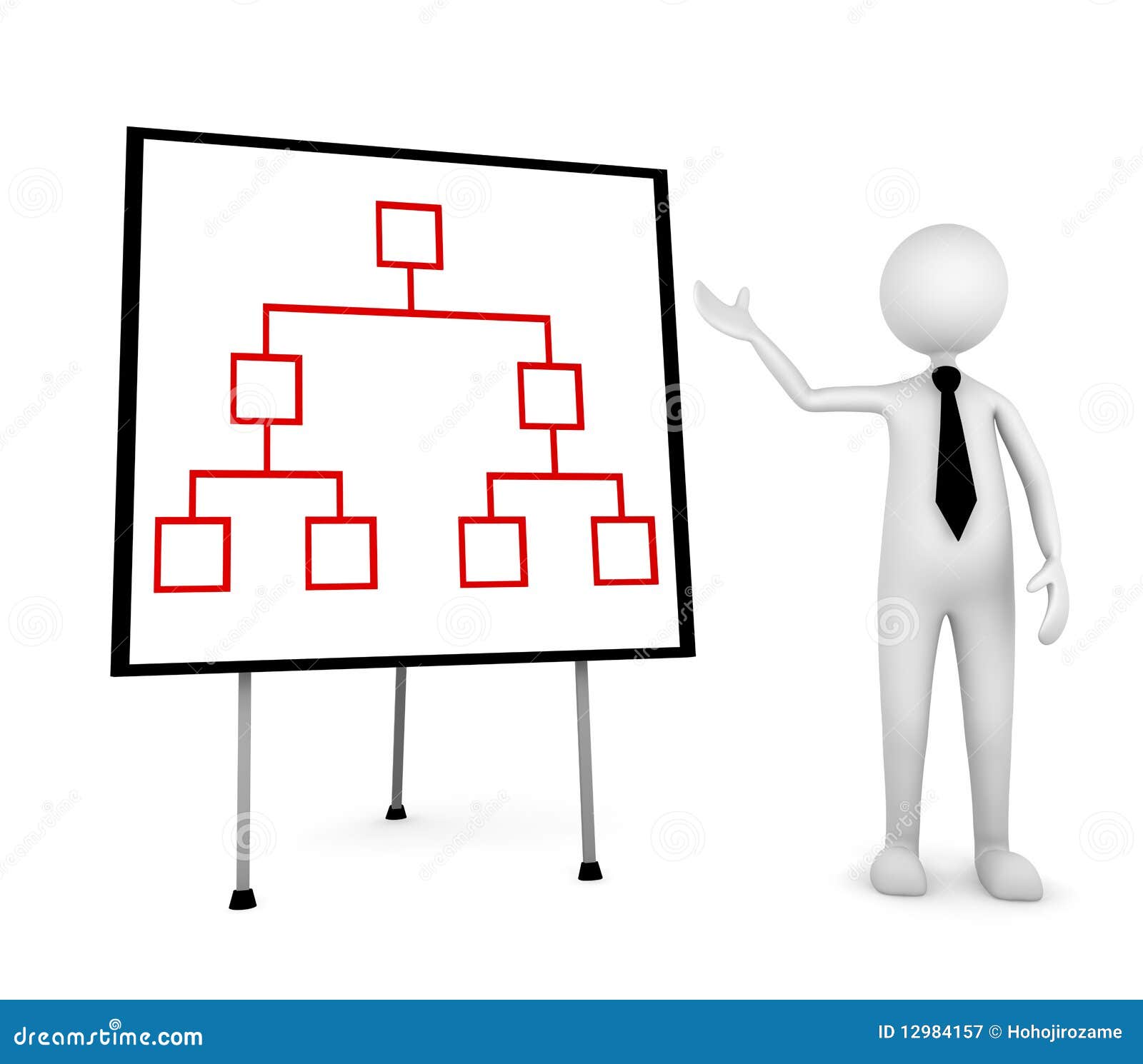 Organization Presentation stock illustration. Illustration of human ...