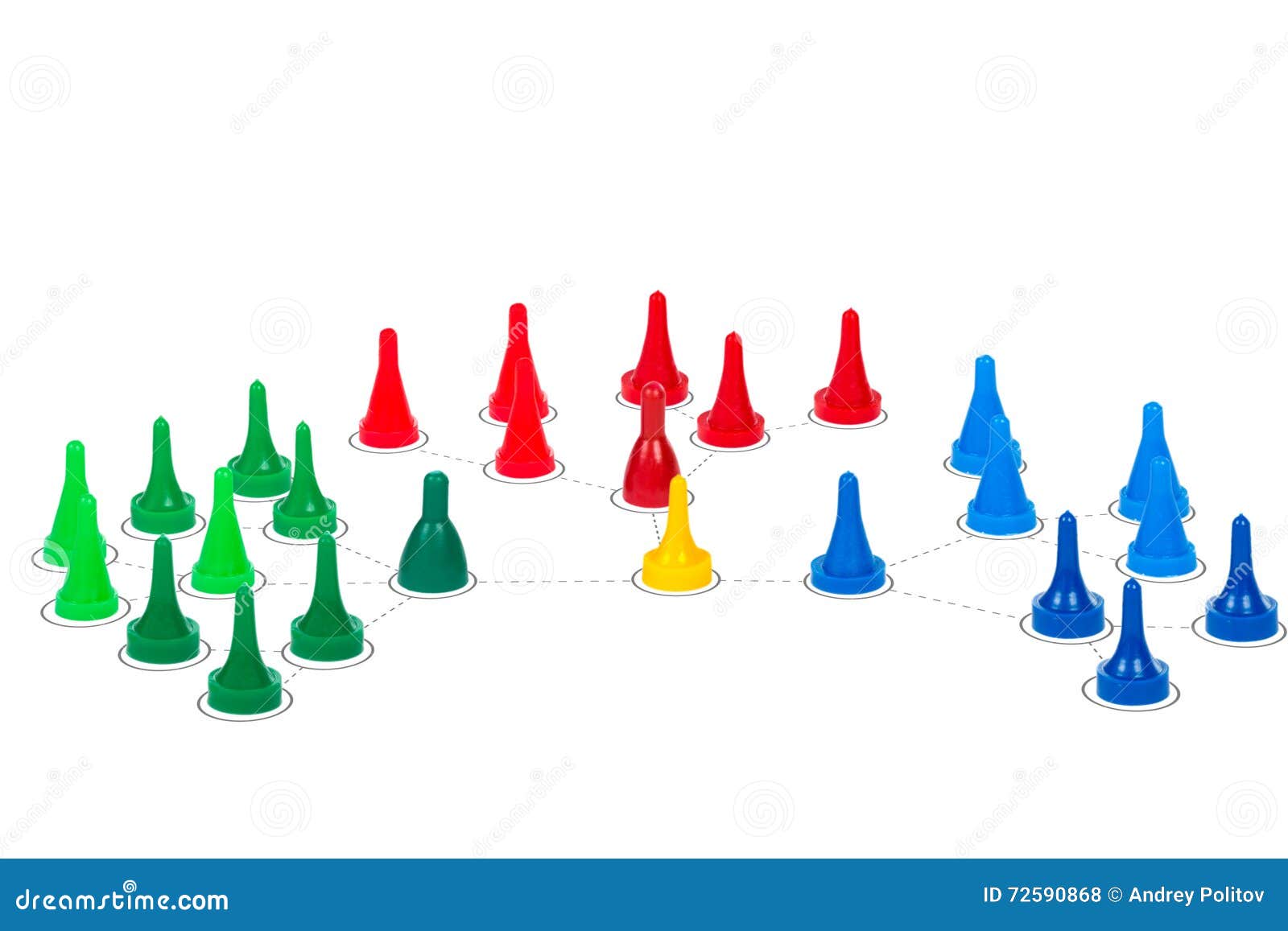 Organization Structure Concept Stock Illustration - Illustration of ...