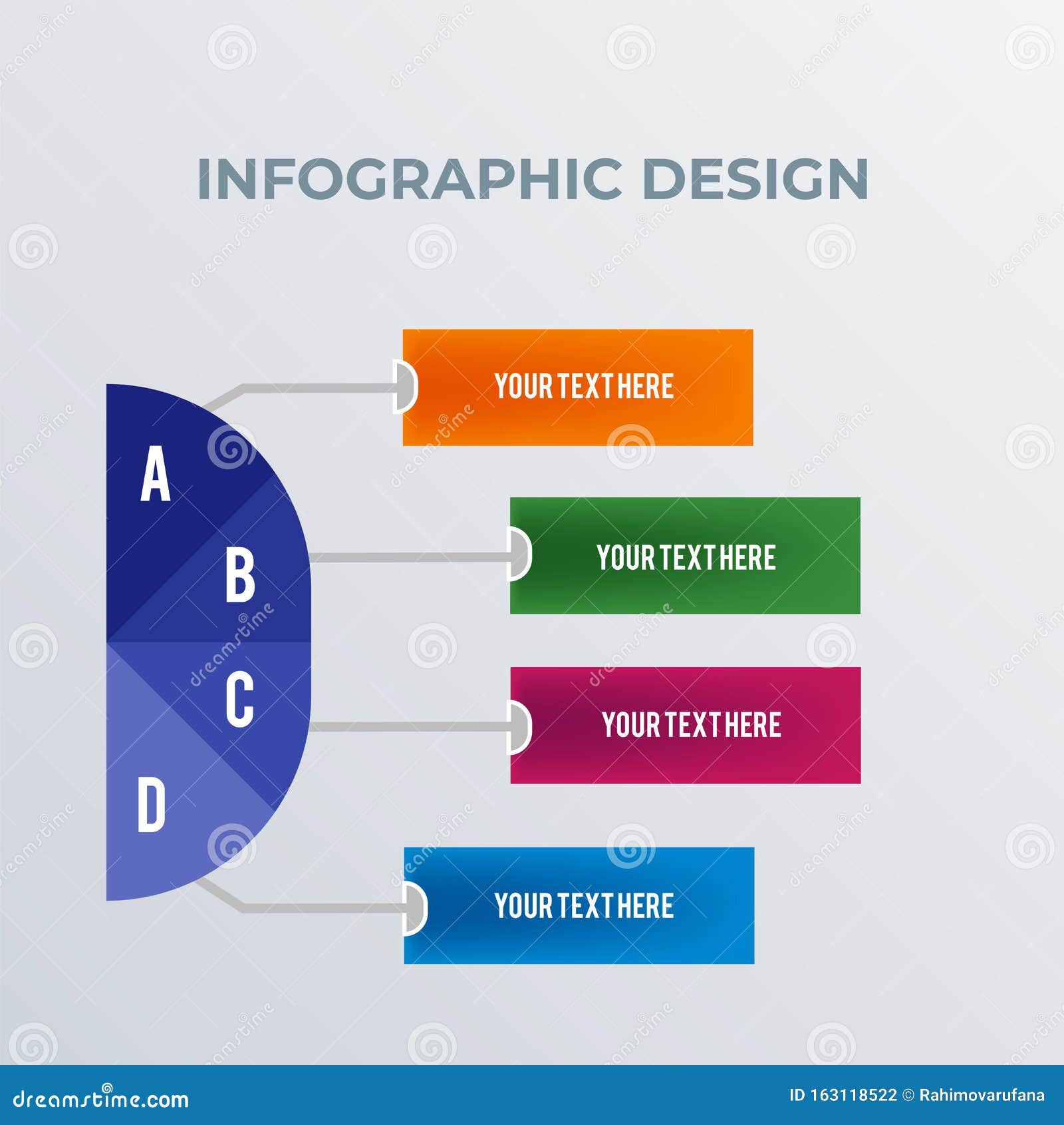 Organization Structure Infographic Template Design. Business Concept ...