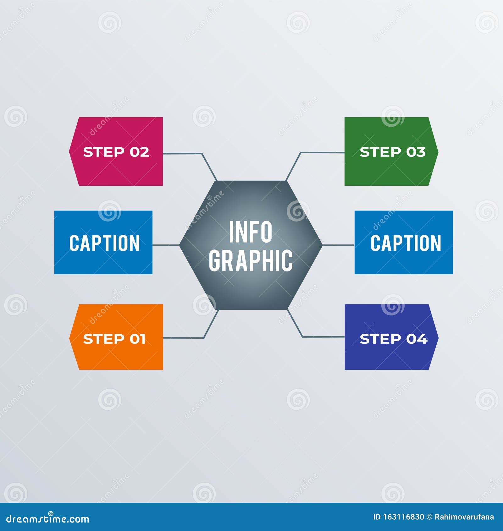 Organization Structure Infographics Template Design. Business Concept ...