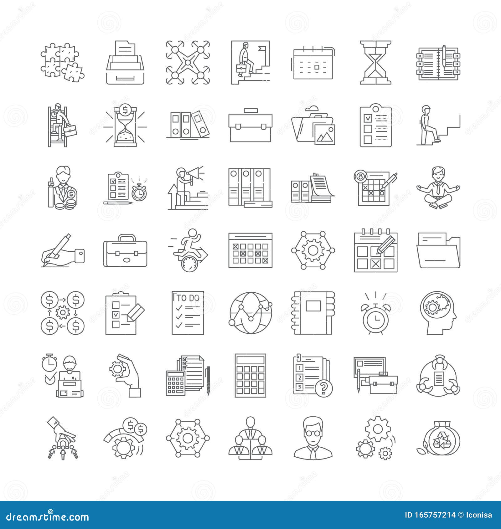 Organization Structure Linear Icons, Signs, Symbols Vector Line ... Organization Structure Linear Icons, Signs, Symbols Vector Line ...