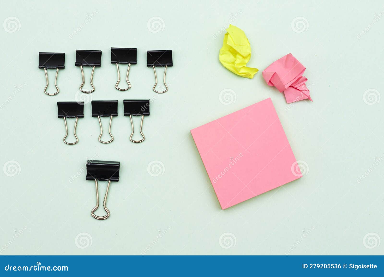 Organization and Team Structure Symbolized with Bulldog Paperclips and ...