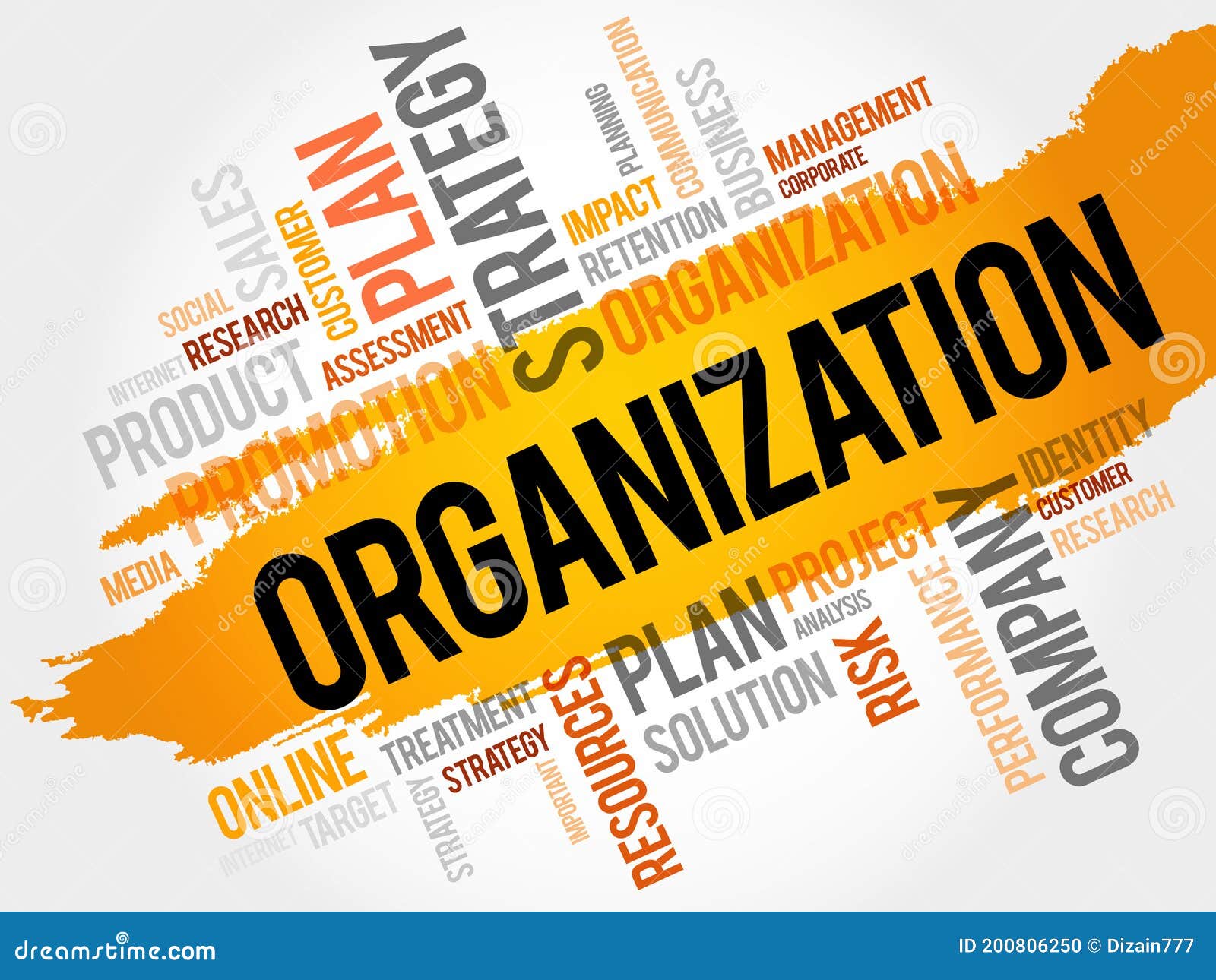 Organization Word Cloud Collage Stock Photography | CartoonDealer.com ...