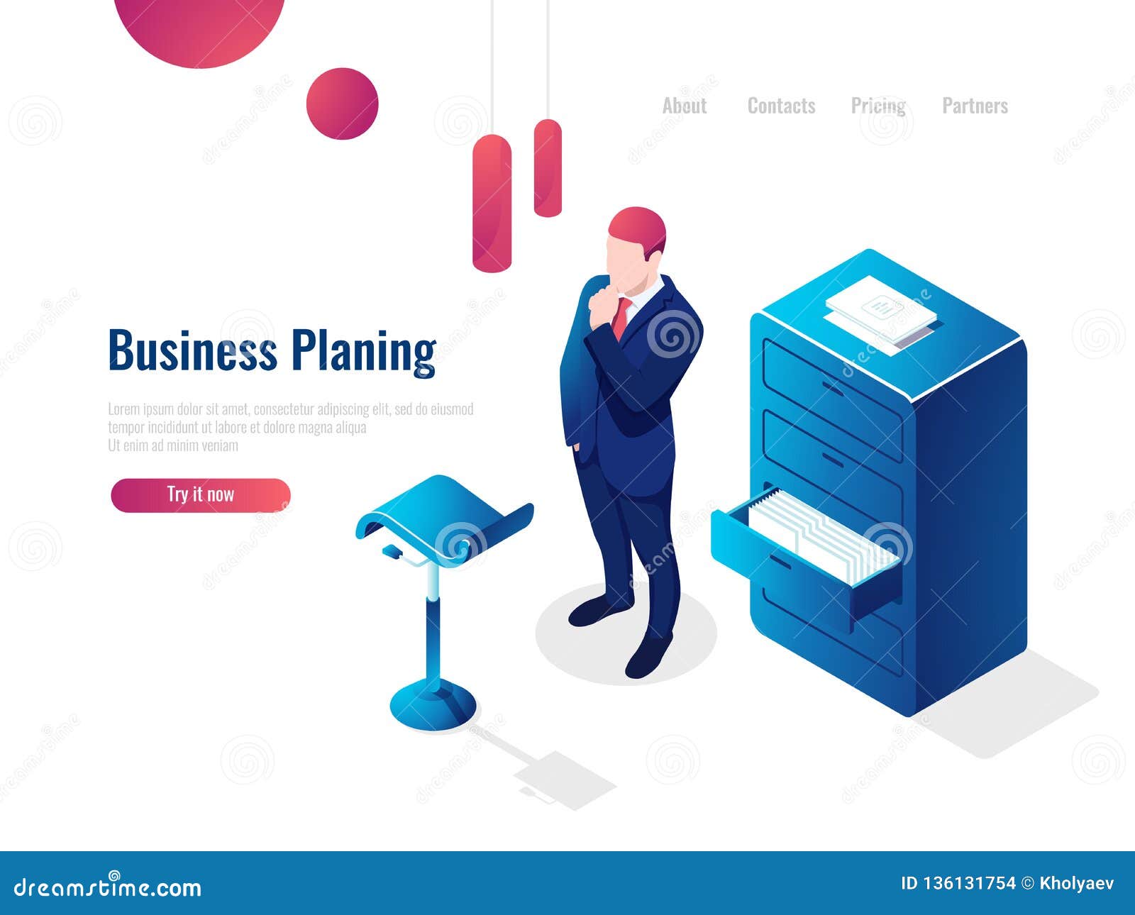 Organization of the Working Process Isometric, Work with Documents ...