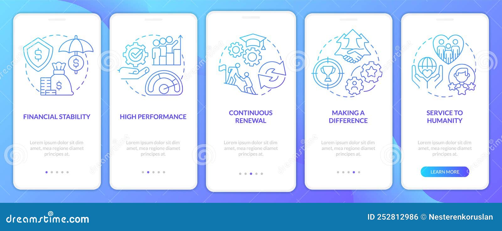 Organizational Culture Types Brochure Template Vector Illustration ...