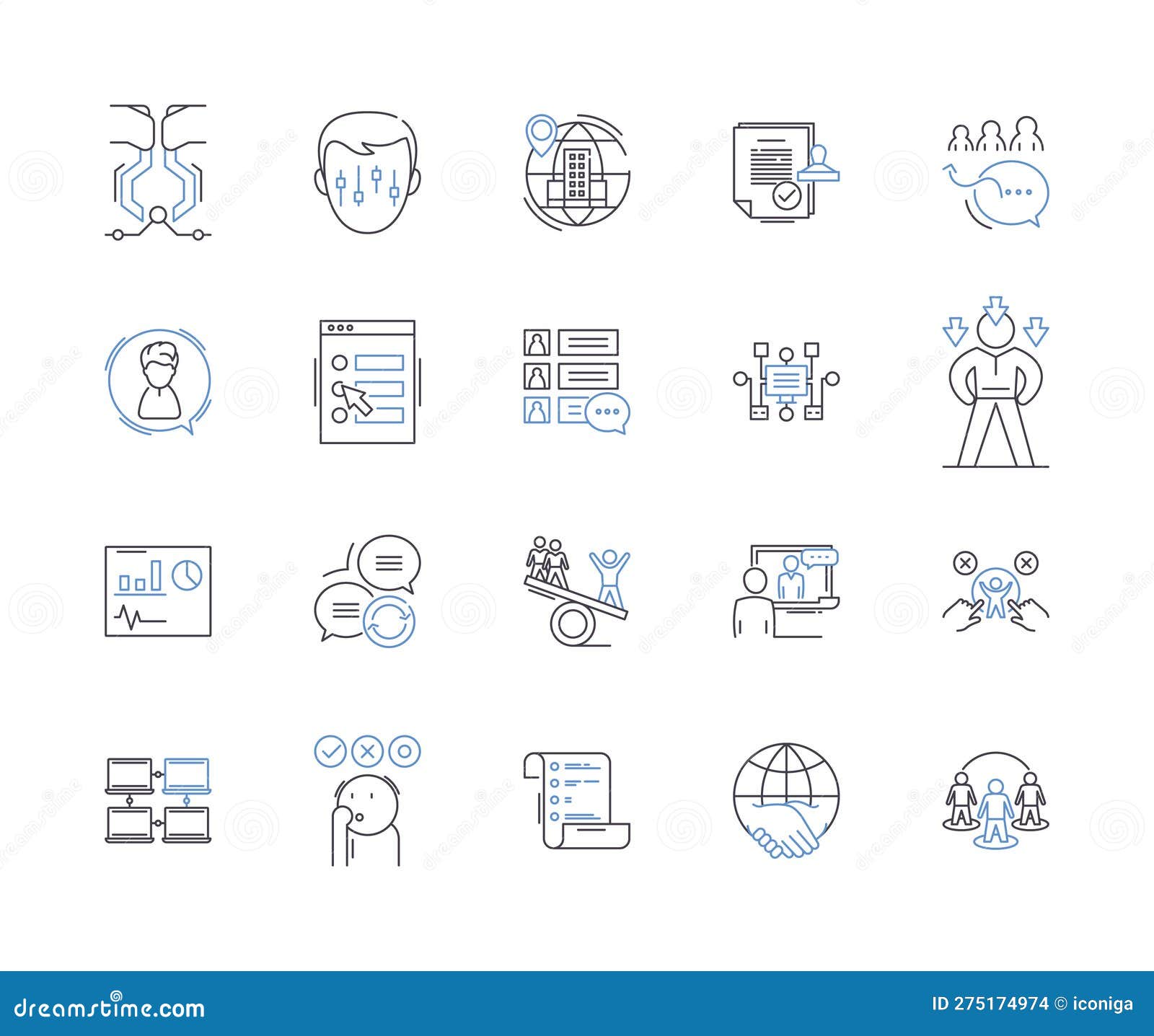 Organizational Development Outline Icons Collection. Organization ... Organizational Development Outline Icons Collection. Organization ...