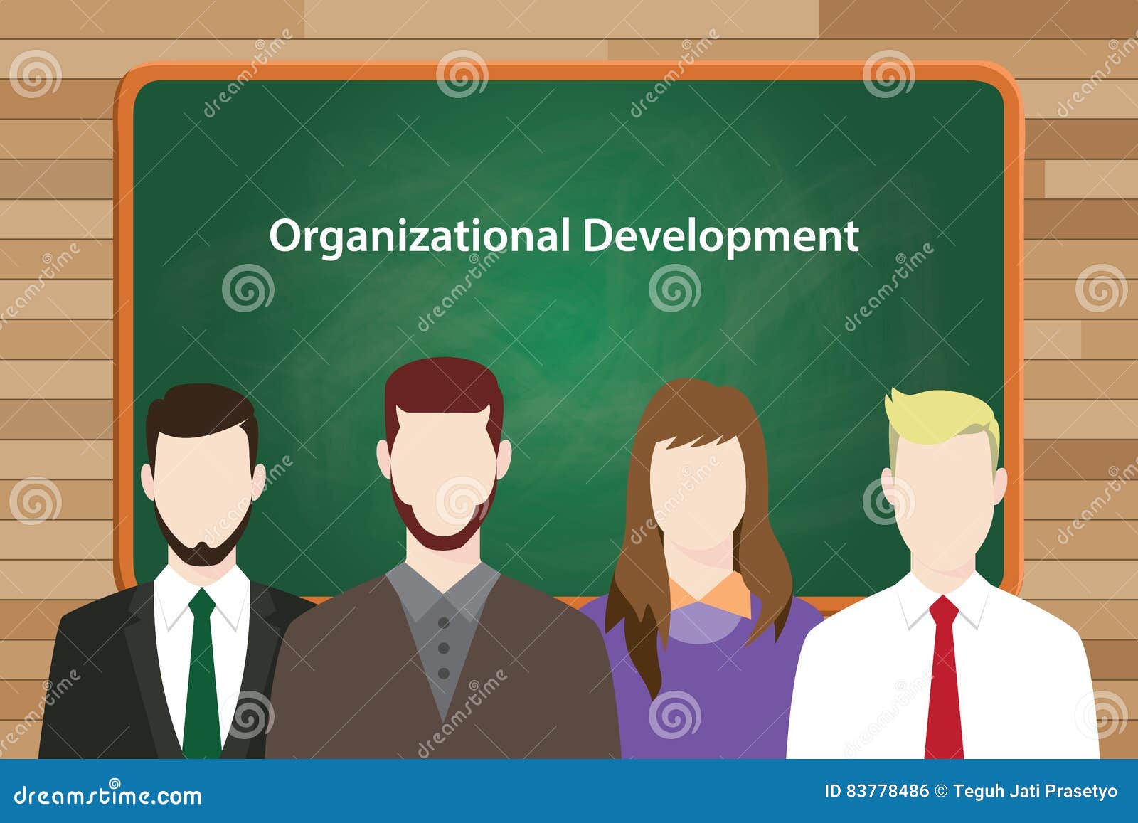 Organizational Development Plan Blank Brochure Layout Design. Vertical ...