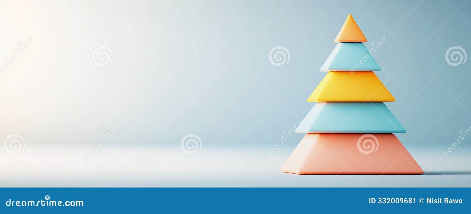 Organizational Hierarchy Depicted As A Layered Pyramid, Seamless ...