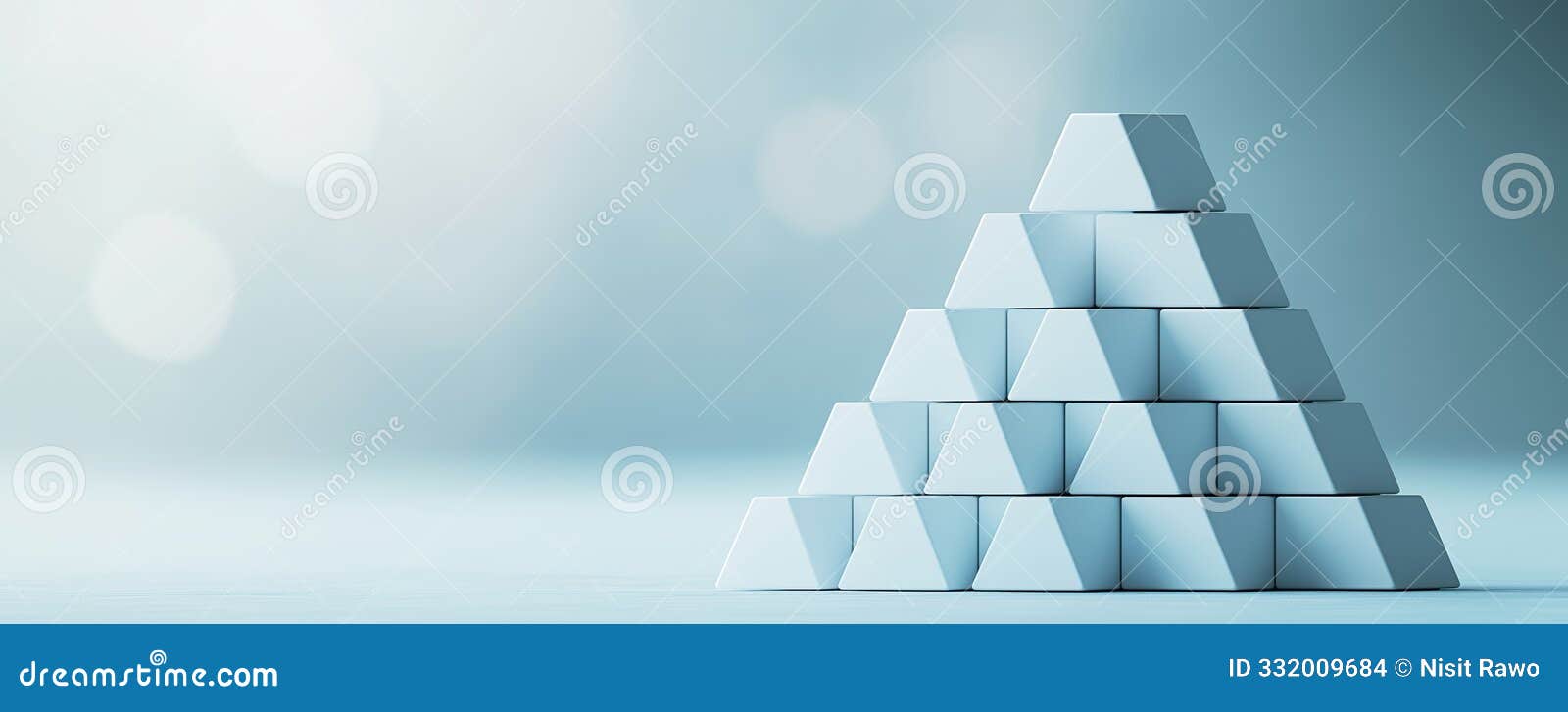 Organizational Hierarchy Depicted As A Layered Pyramid, Seamless ...
