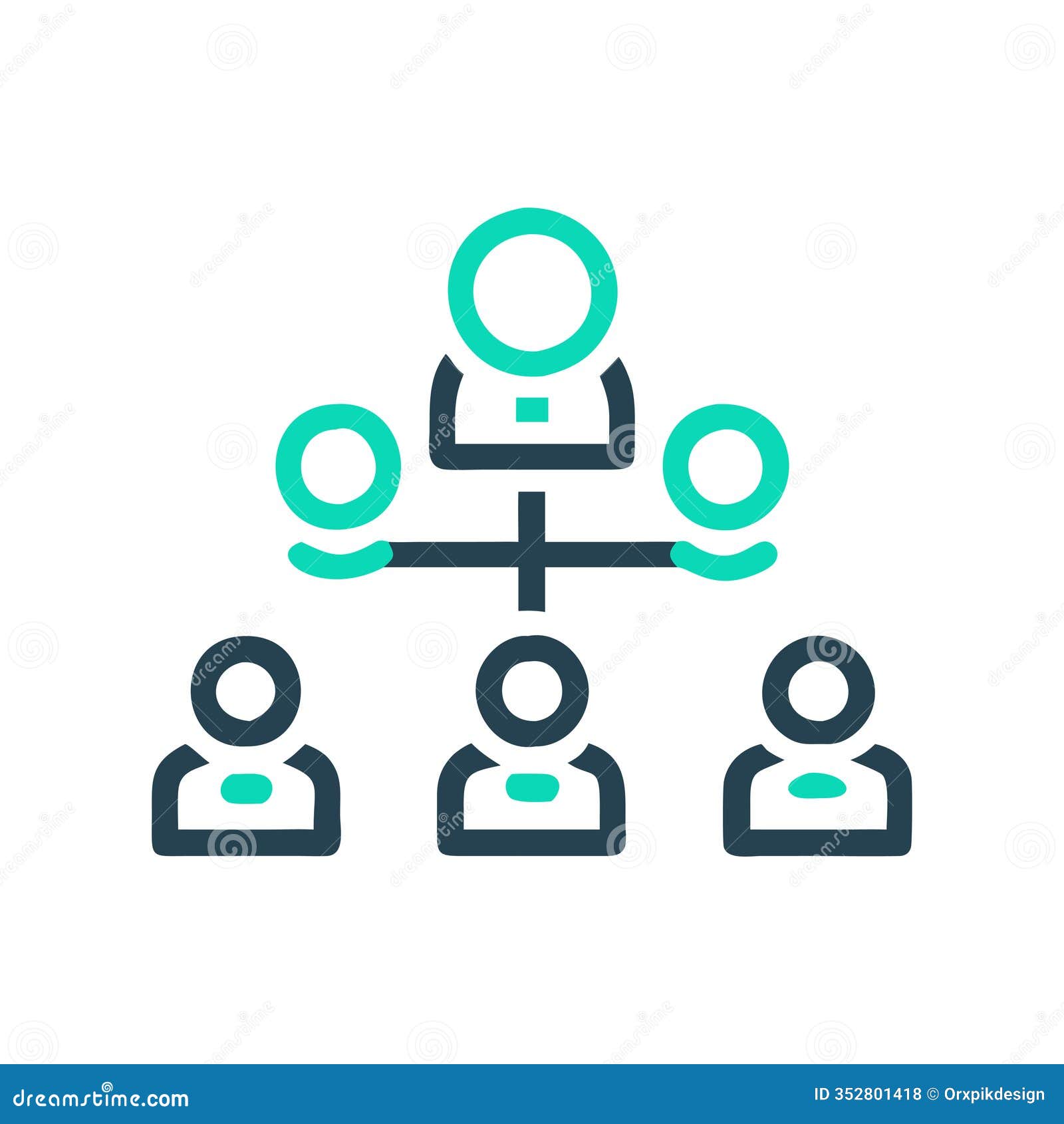 Organizational Restructuring Visual Icon Stock Vector - Illustration of ...