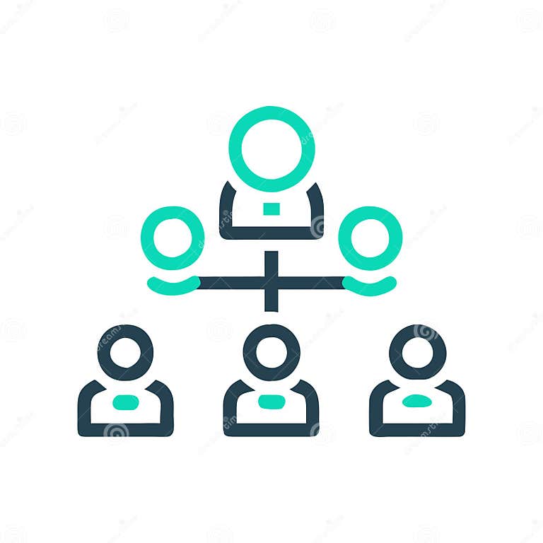 Organizational Restructuring Visual Icon Stock Vector - Illustration of ...