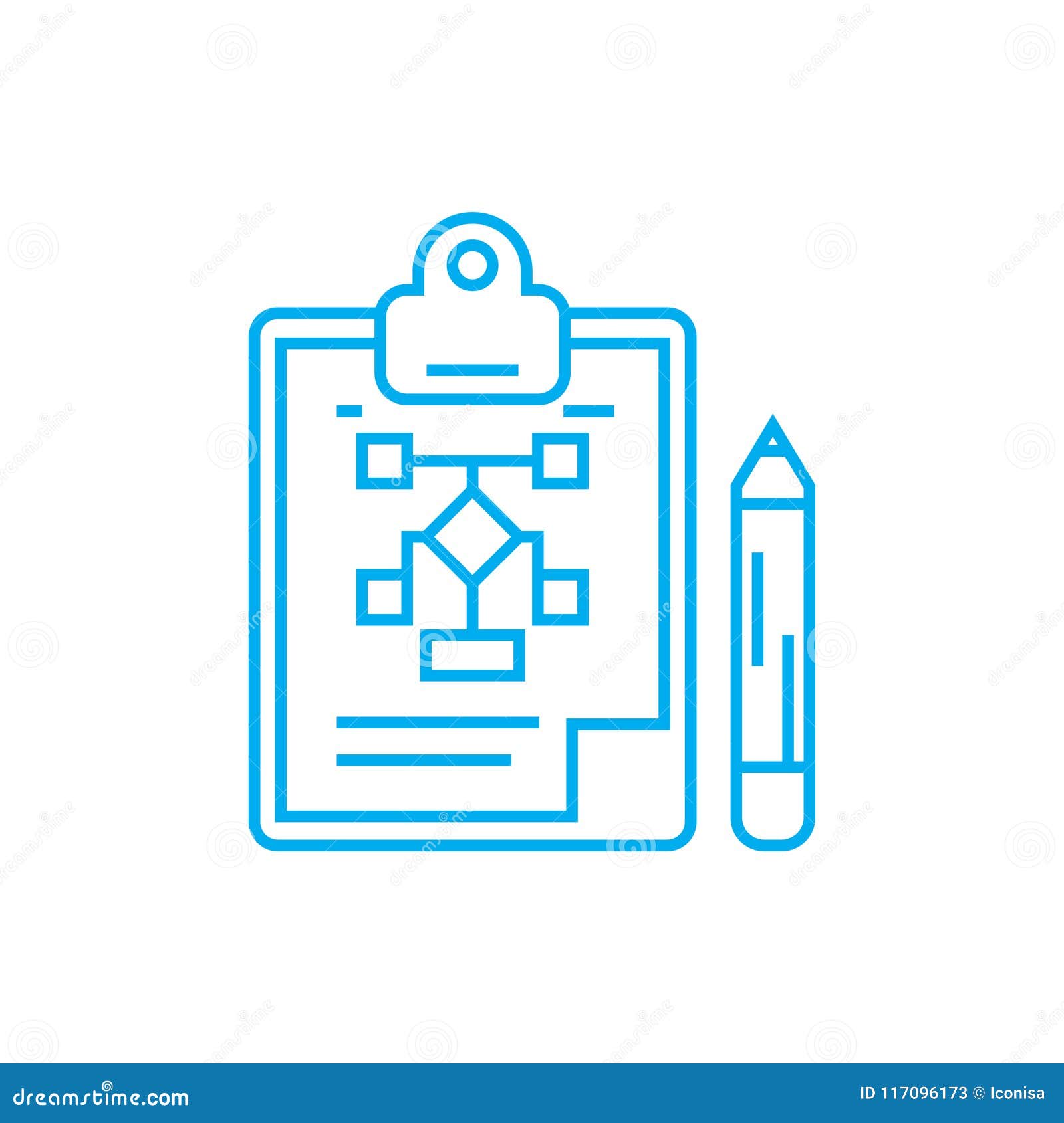 Organizational Structure Development Linear Icon Concept ...
