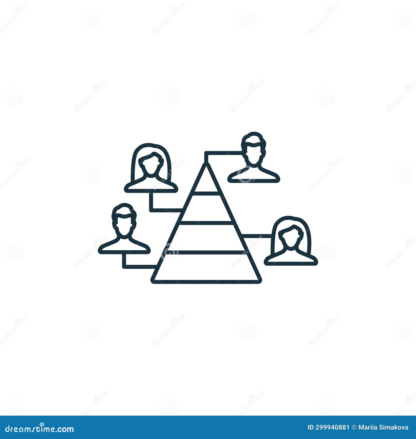 Organizational Structure Icon. Monochrome Simple Sign from Business ... Organizational Structure Icon. Monochrome Simple Sign from Business ...