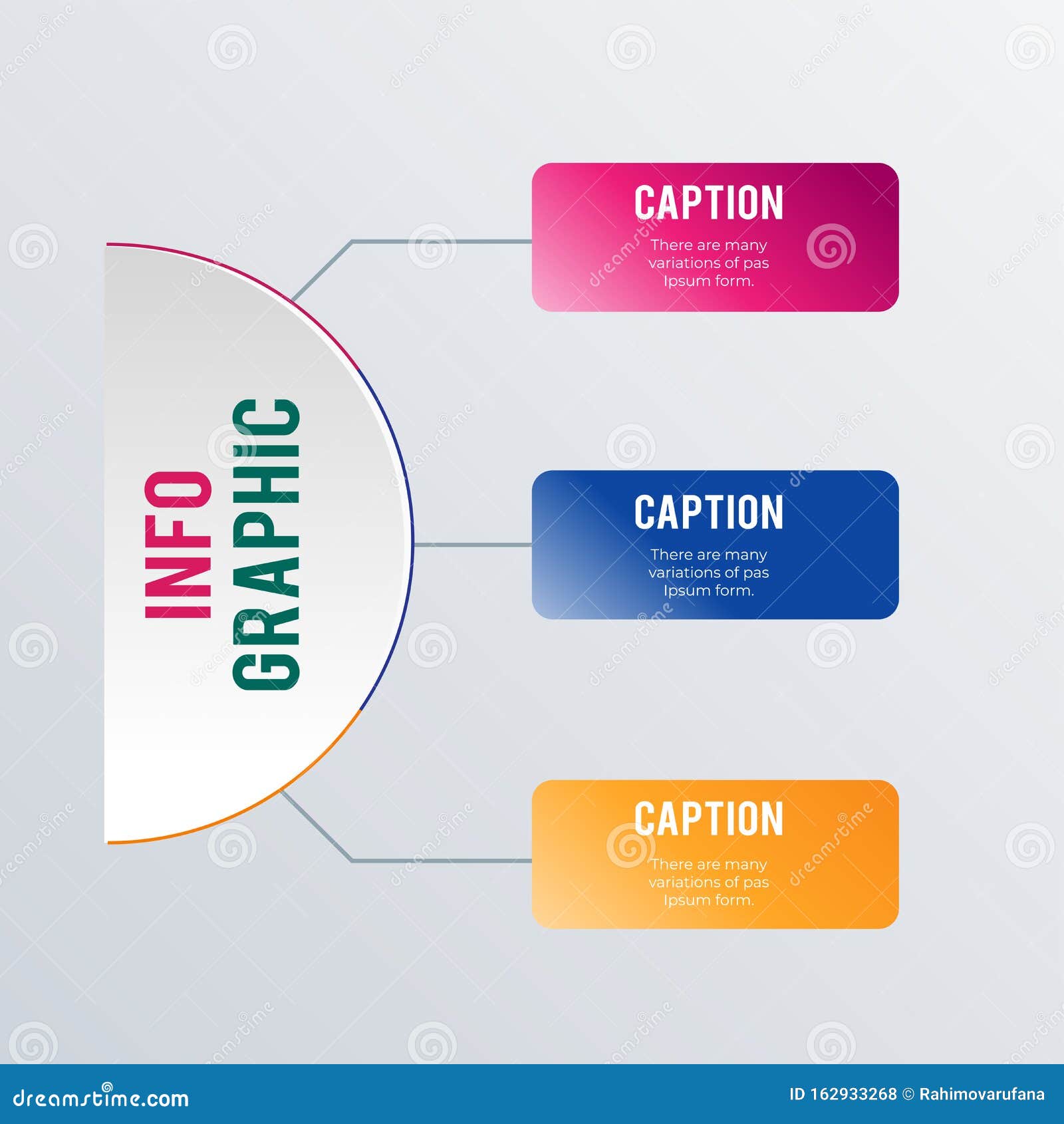 Organizational Structure Infographics Template Design. Business Concept ...