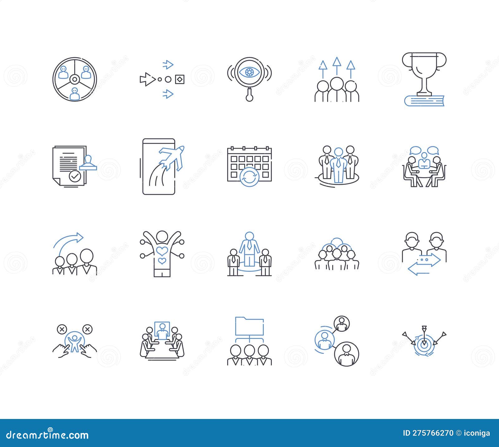 Organizational Structure Line Icons Collection. Hierarchy, Division ... Organizational Structure Line Icons Collection. Hierarchy, Division ...