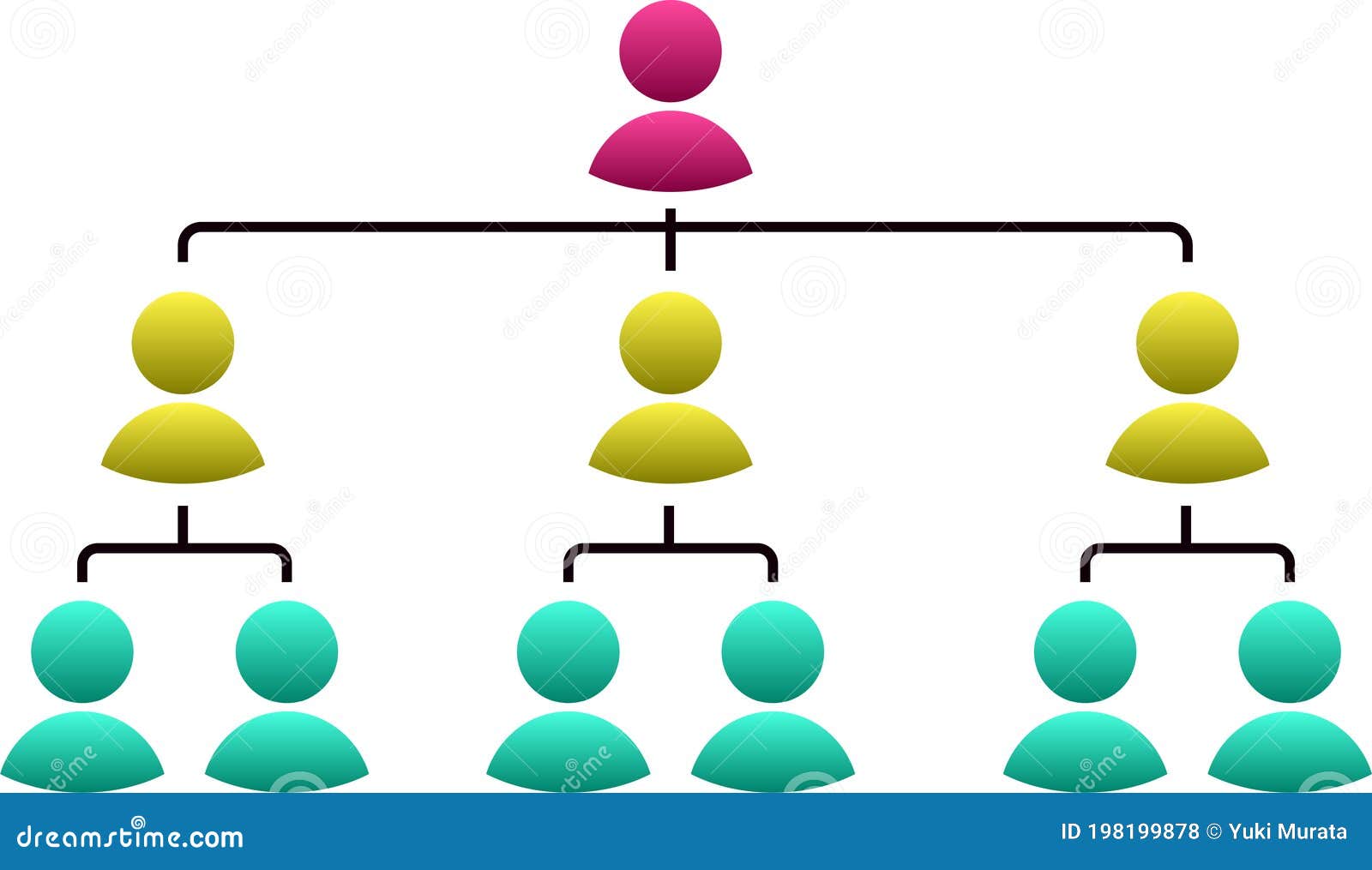 Organizational Structure Table Stock Vector - Illustration of ...