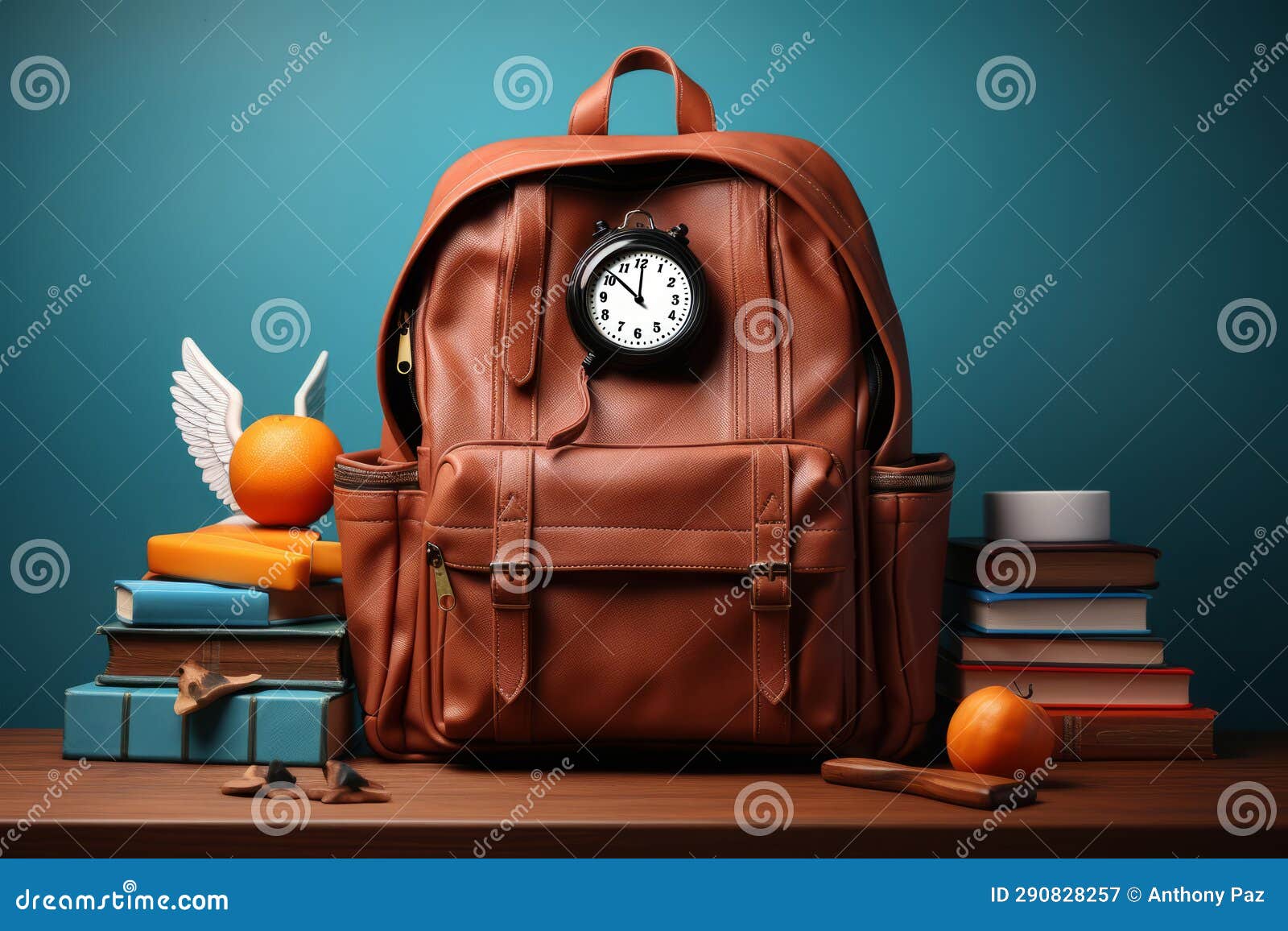 Organized Backpack Illustration for Back-to-School Vibes. Generative AI ...