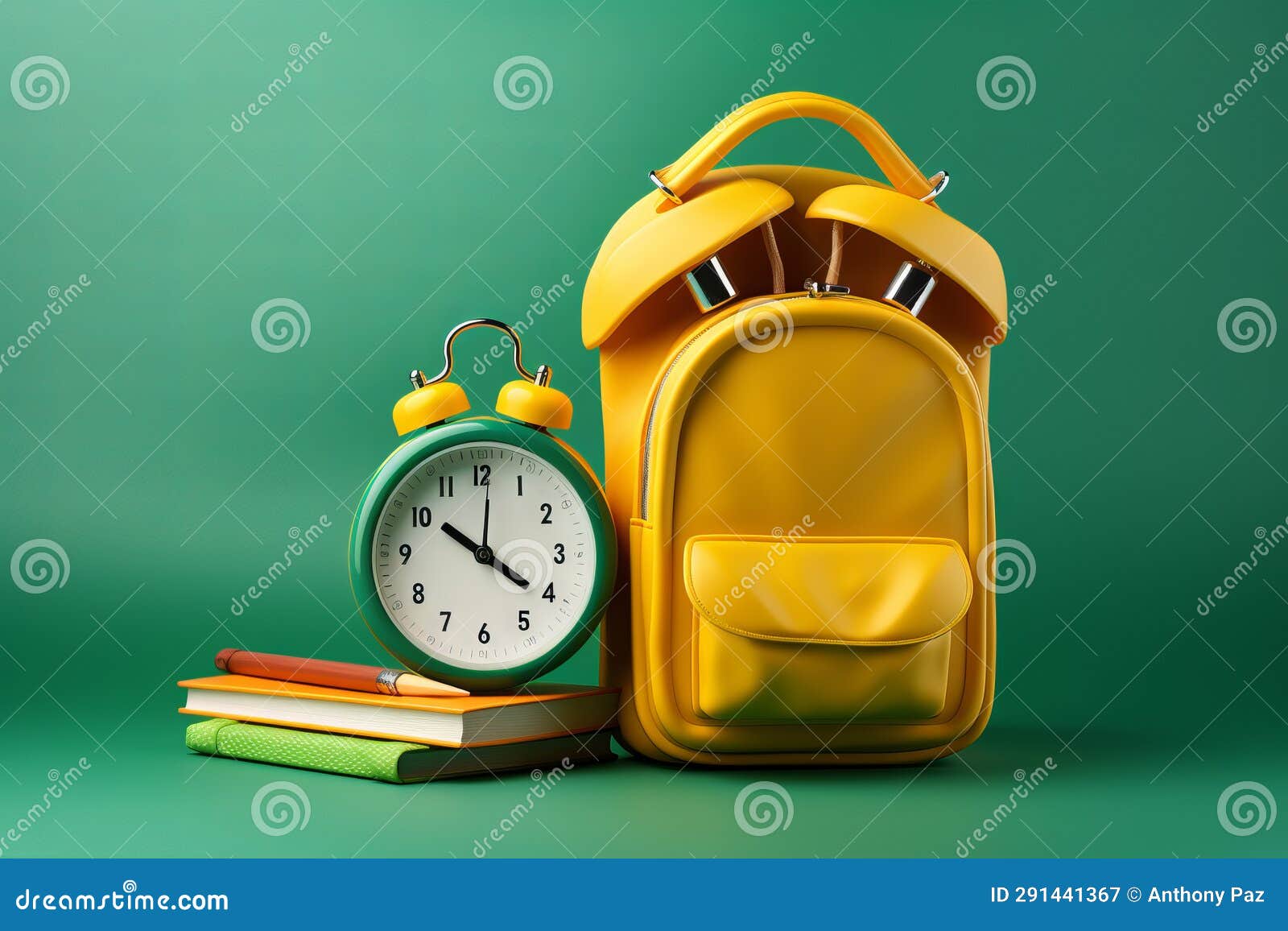 Organized Backpack Illustration for Back-to-School Vibes. Generative AI ...