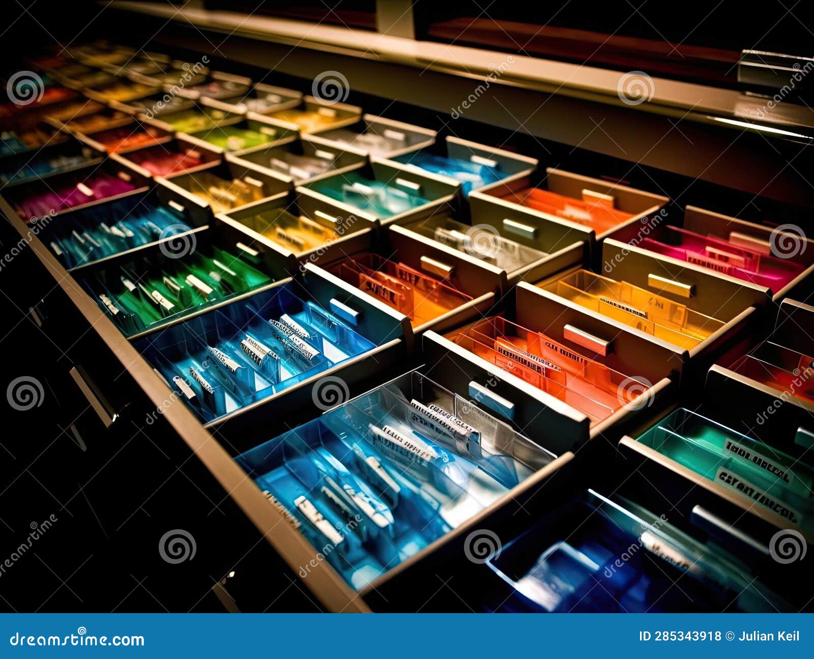 Organized Business Documents in Modern Filing Cabinet Stock ...