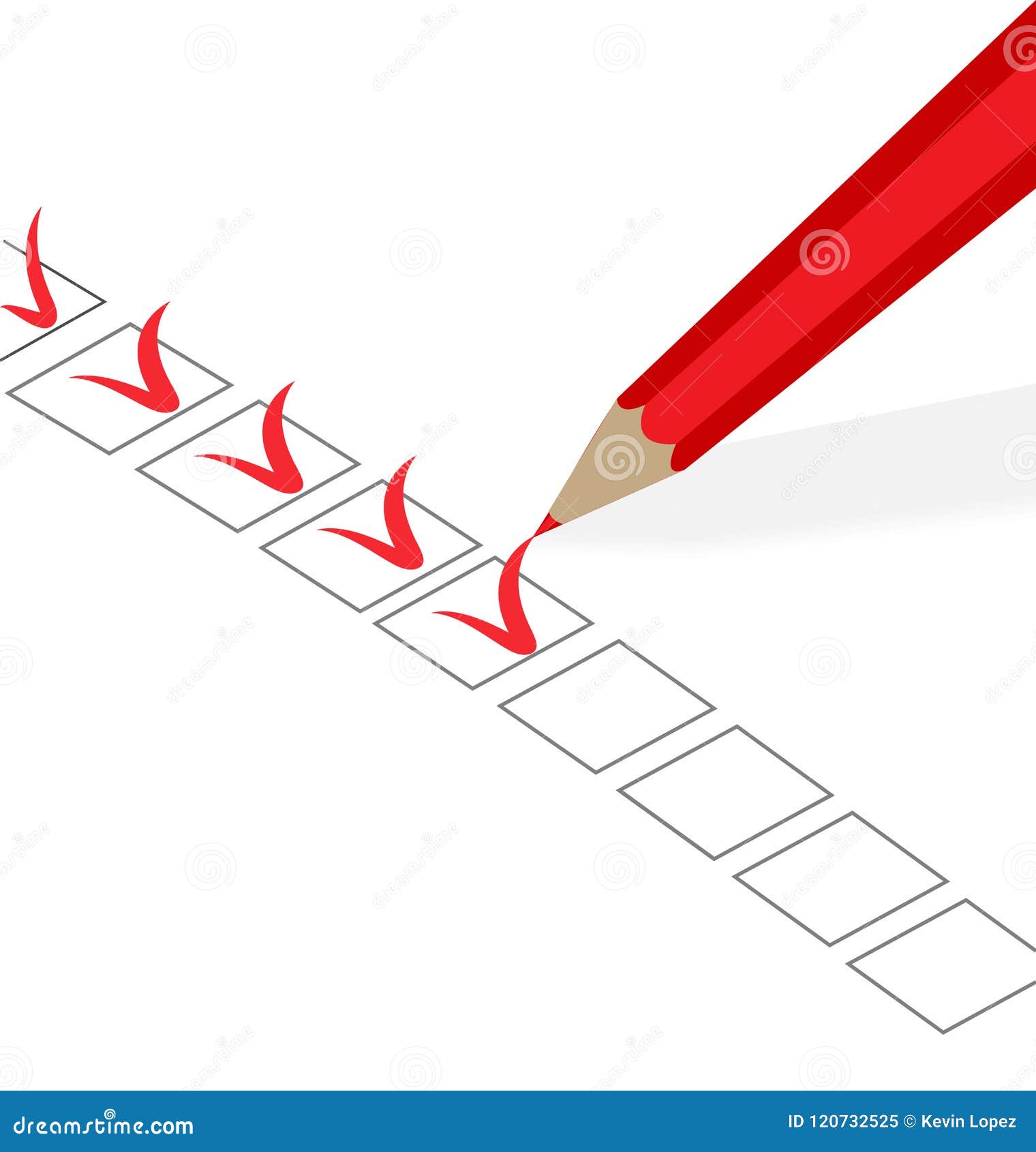 Organized checklist vector stock vector. Illustration of business ...