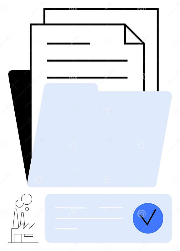 Organized Document Management with File Folders and Checklist for ...