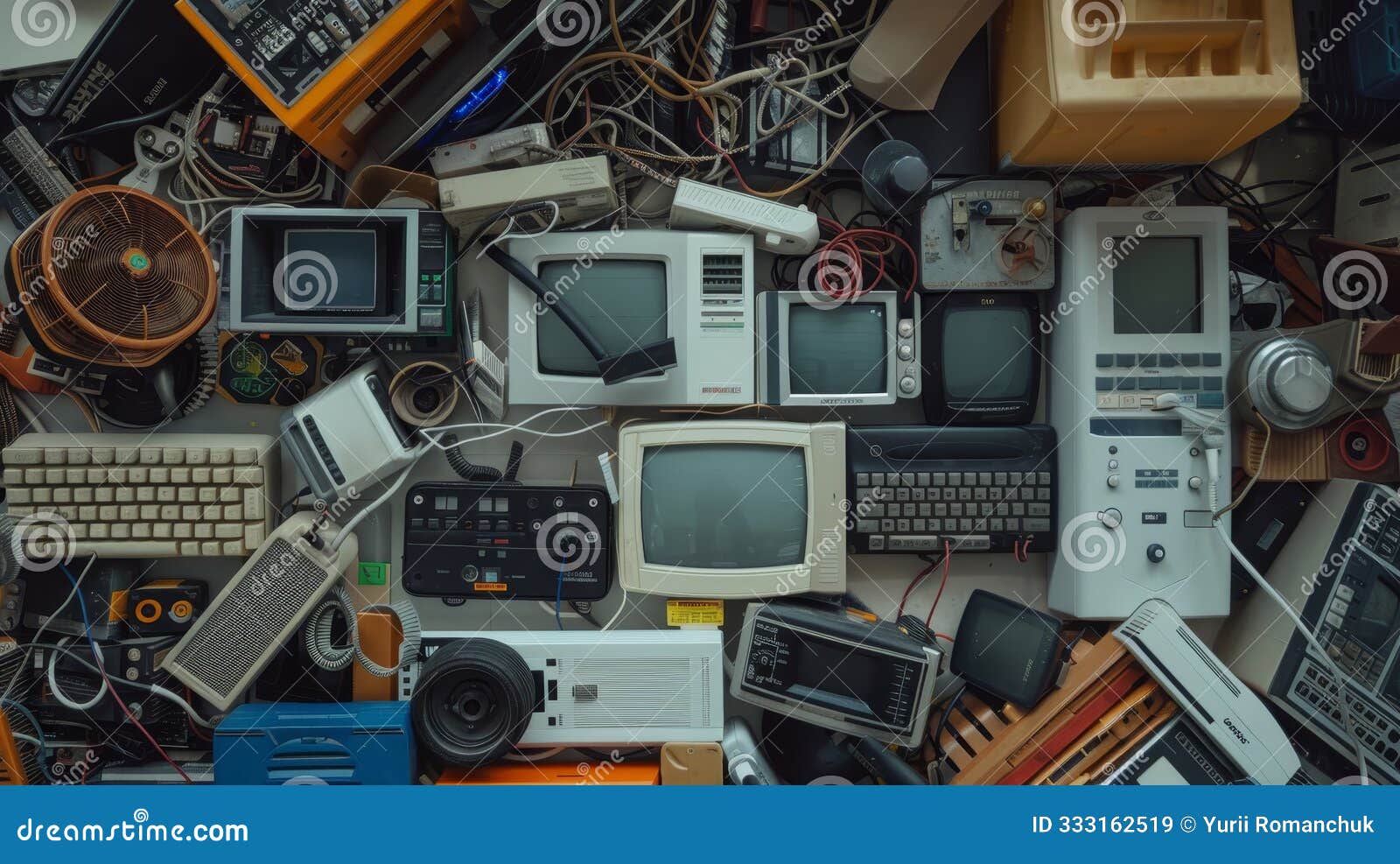 Organized Electronic Devices Ready for Recycling in a Clean and ...