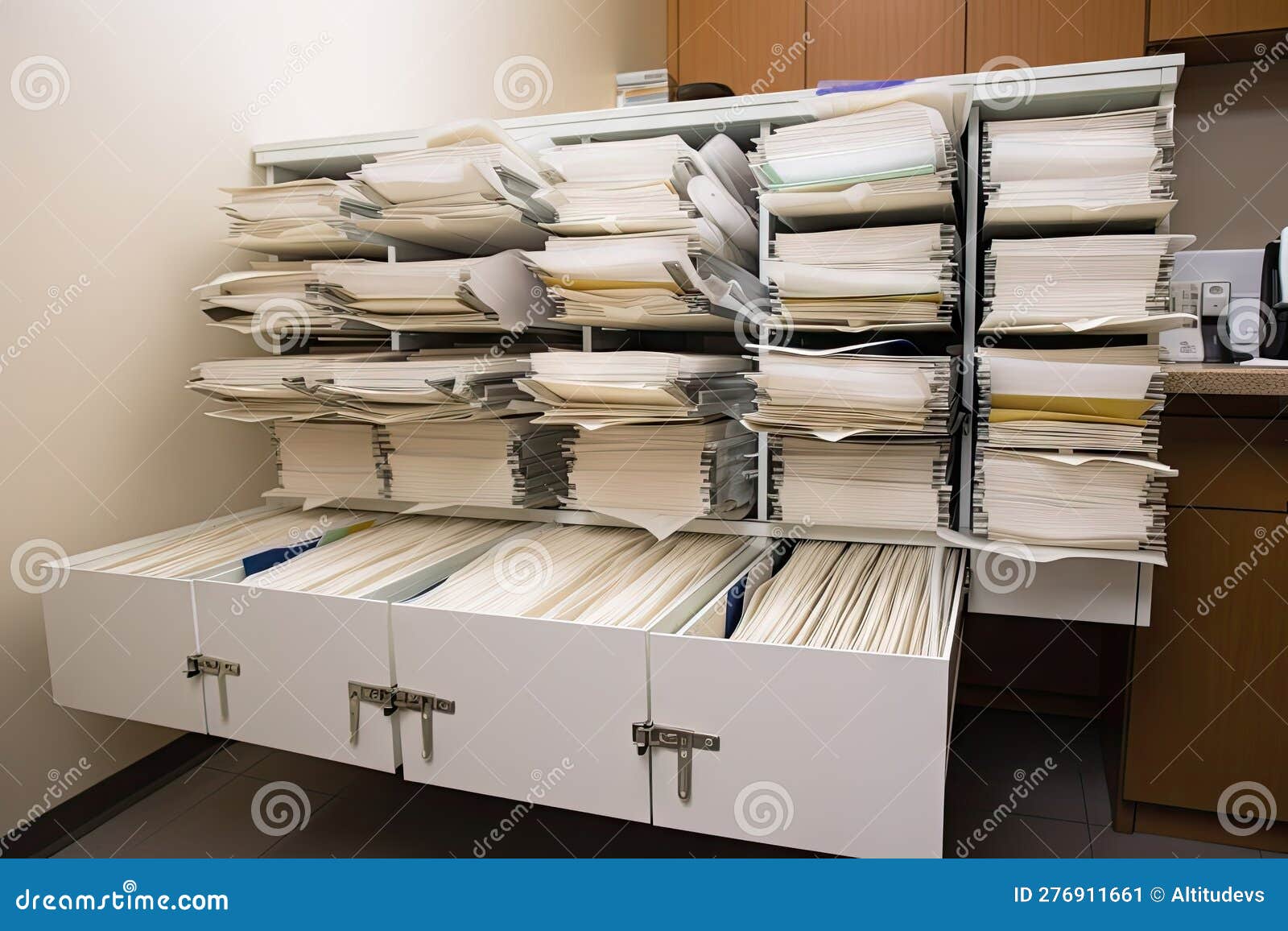 Organized Filing System, with Files and Documents Sorted by Category or ...