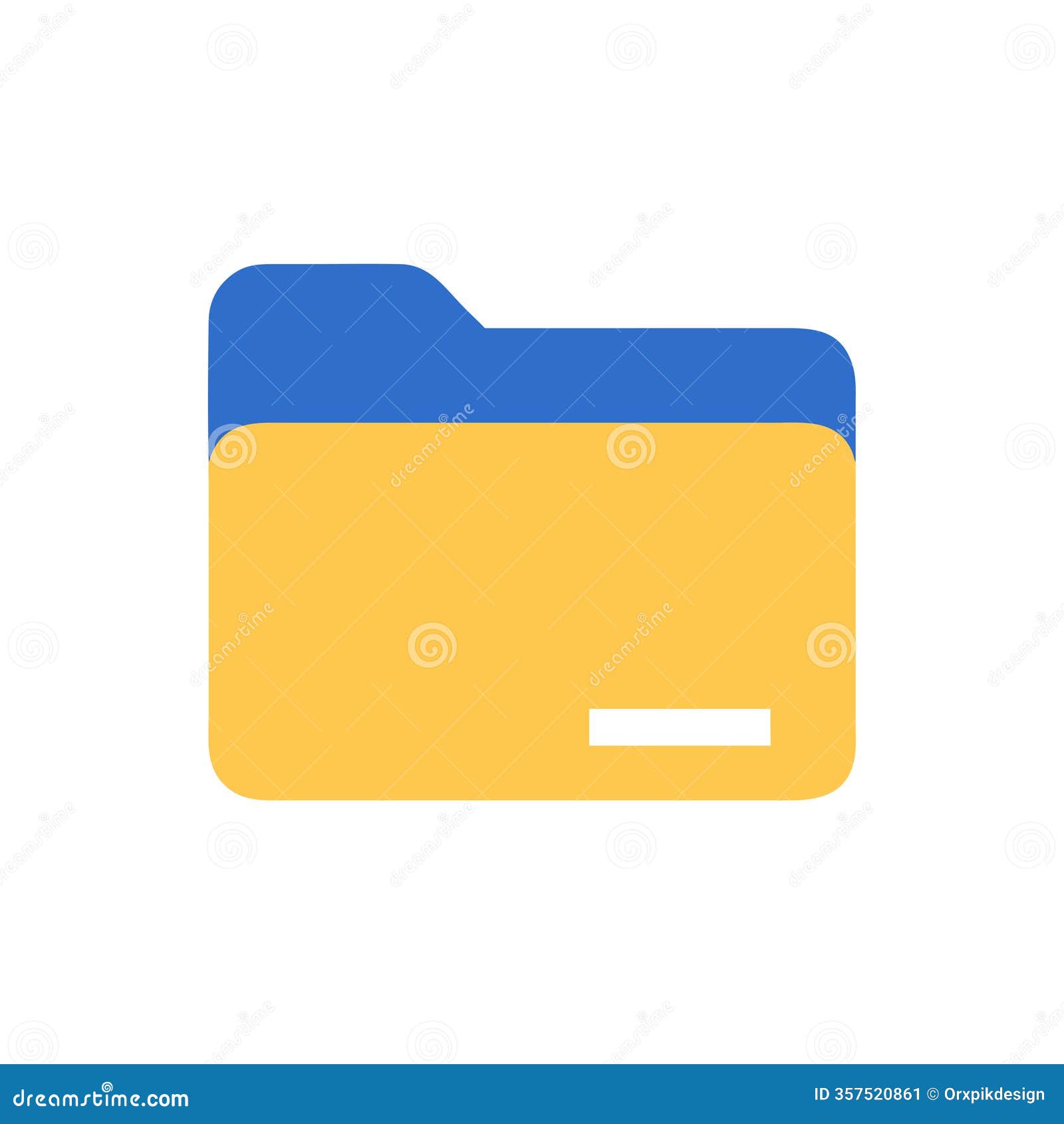 Organized Folder Icon for Files Stock Illustration - Illustration of ...