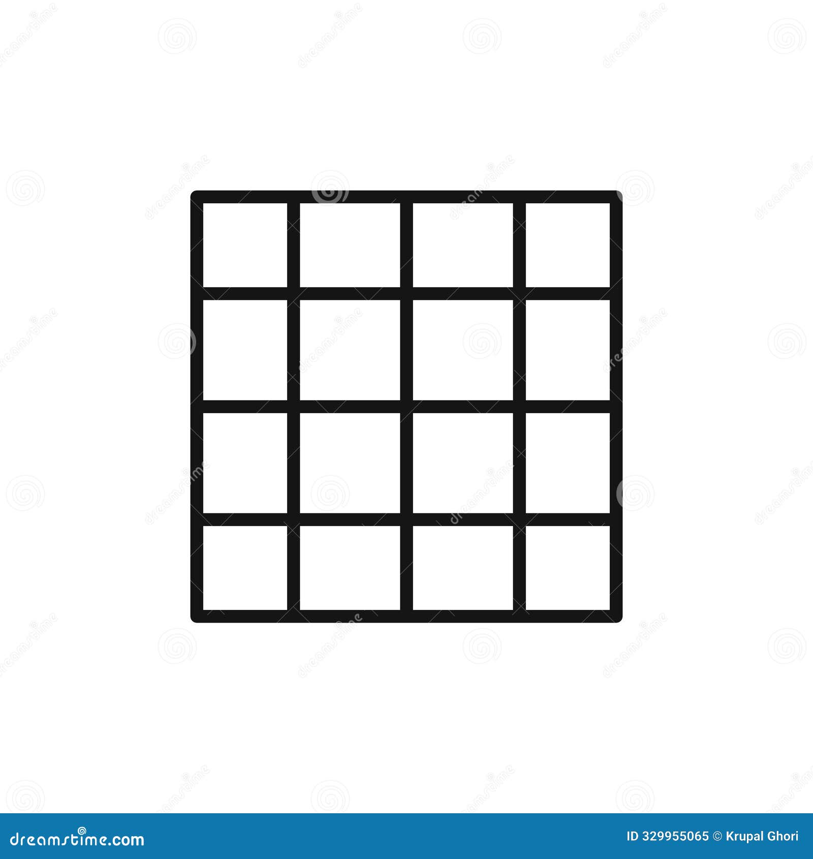 Off The Grid Icon Black And White Vector Outline Sign | CartoonDealer ...