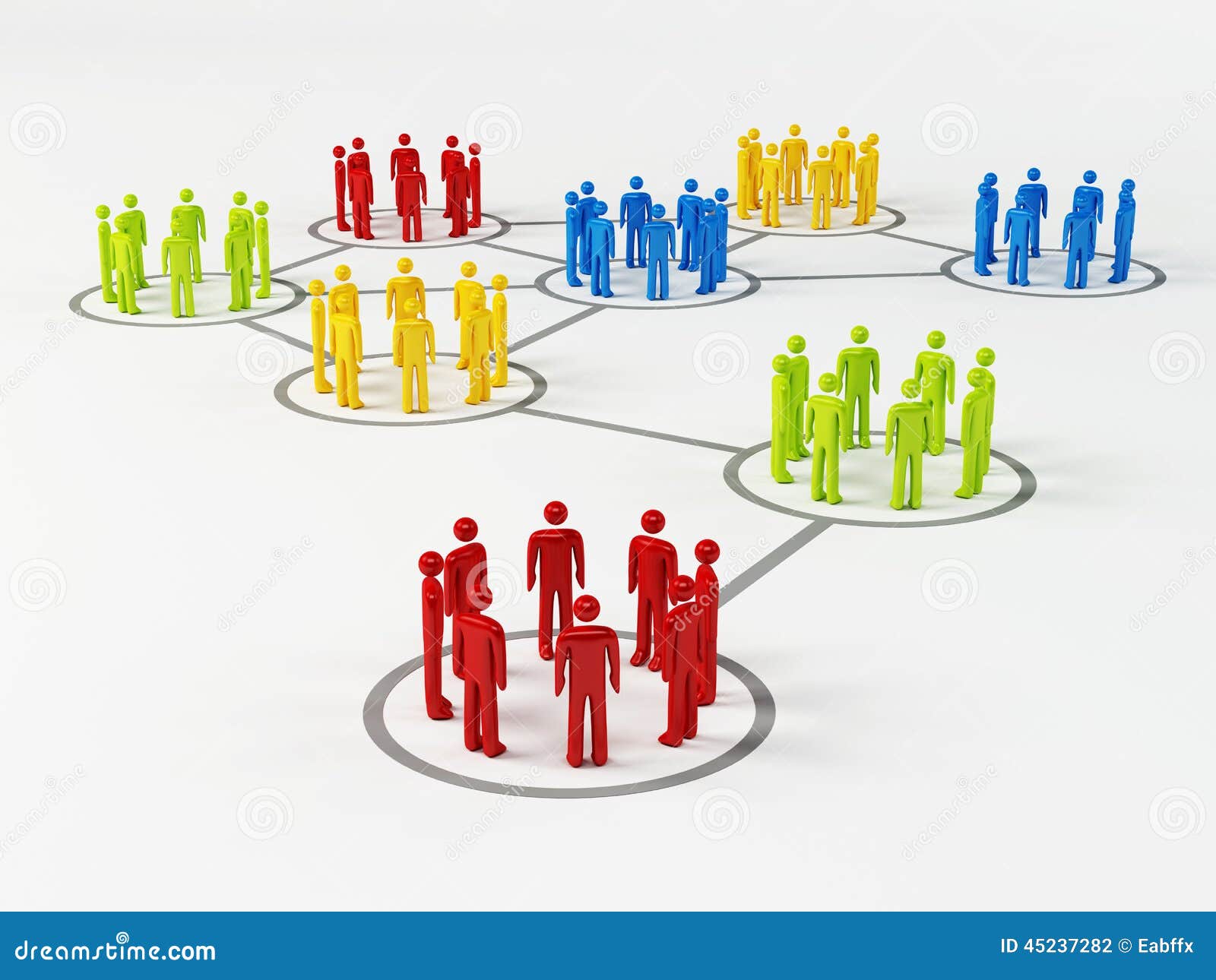 Organized Group stock illustration. Illustration of teamwork - 45237282