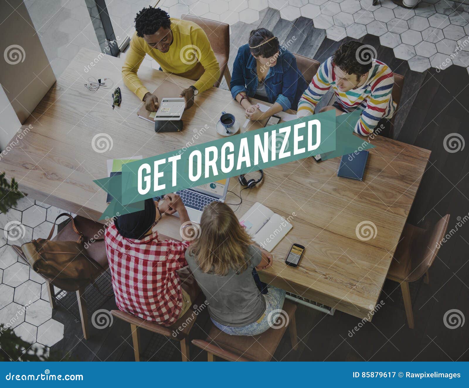 Organized Ideas Management Productivity Concept Stock Image - Image of ...