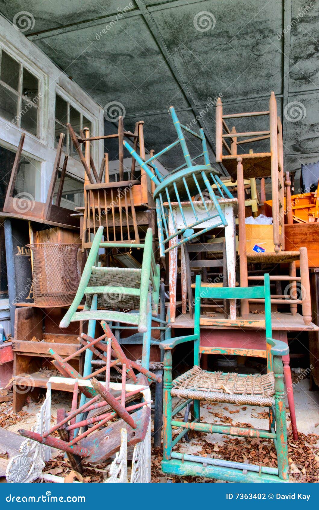 Organized Junk stock photo. Image of life, chair, humor - 7363402