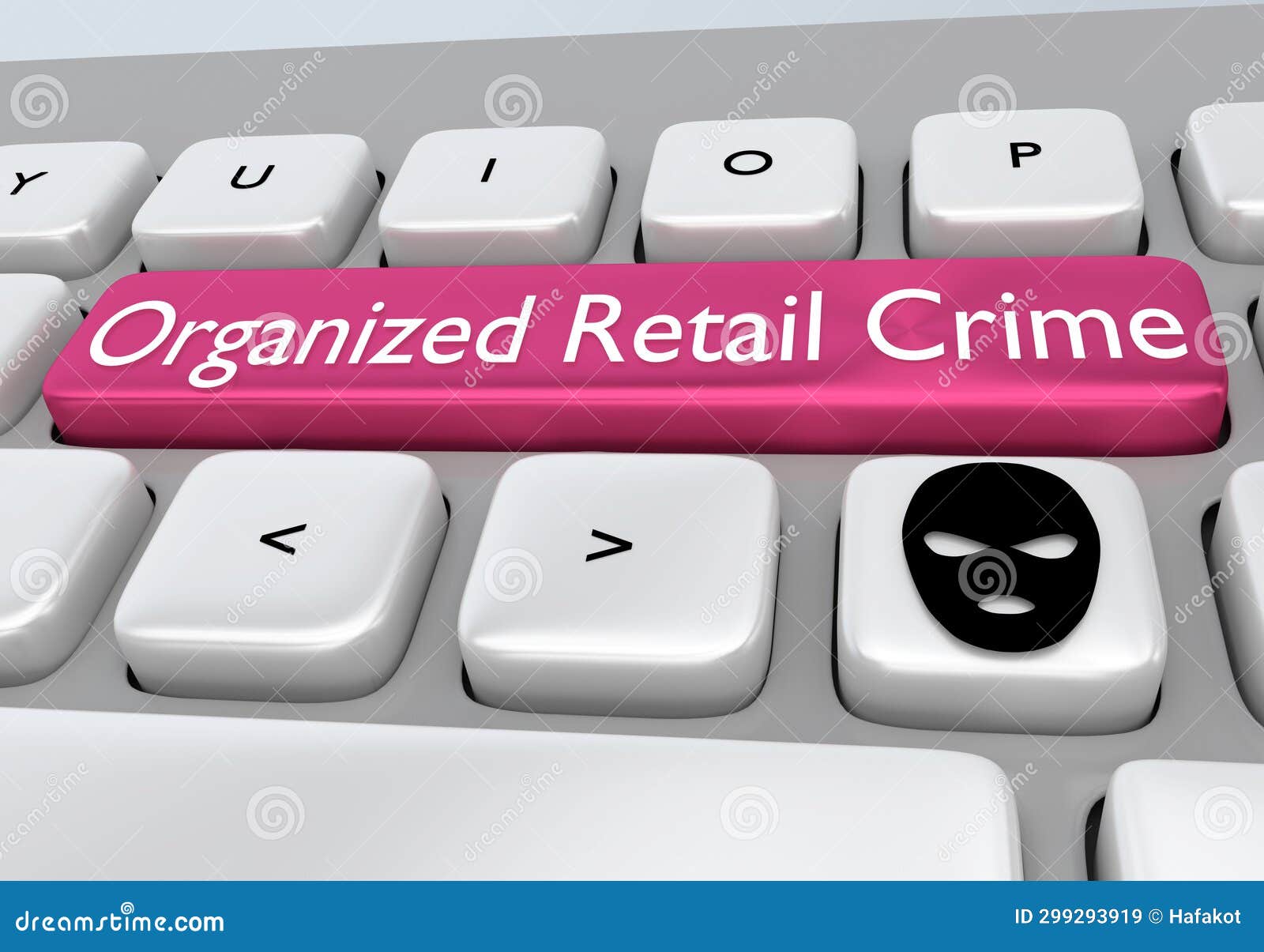 Organized Retail Crime Concept Stock Illustration Illustration Of